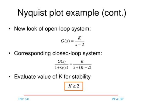 presentation on frequency response plot nyquist plot control engineering powerpoint slides