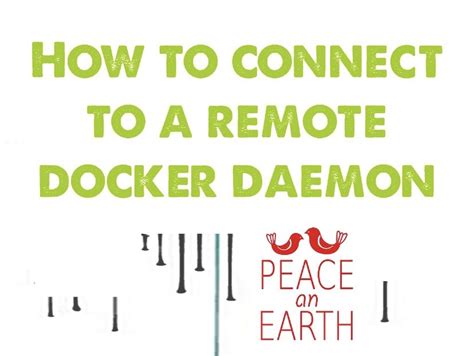 automaters full stack qa sdet how to connect to a remote docker daemon