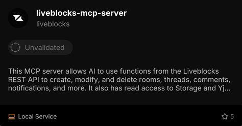 Liveblocks Mcp Server Mcp Servers · Lobehub