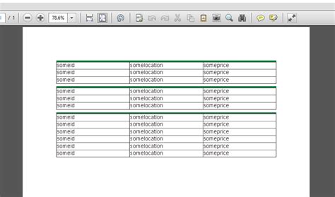 Xsl Fo Table To Display Xml Data For A Pdf Generation Stack Overflow