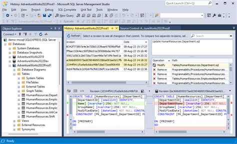 View Source Control History