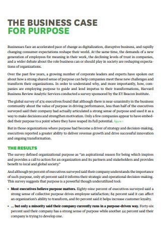 FREE Business Purpose Statement Samples To Download