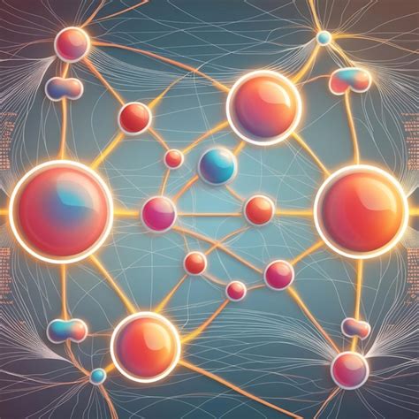 Neural Network Visualization Background Premium Ai Generated Image