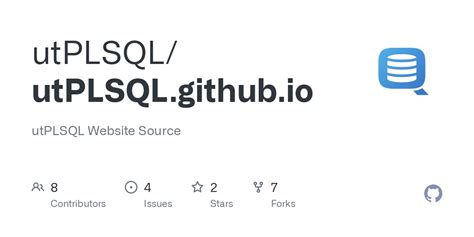 GitHub UtPLSQL UtPLSQL Github Io UtPLSQL Website Source