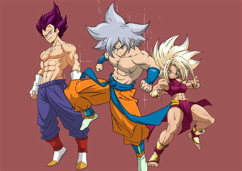 Goku Vegeta And Kefla By Taruyamame On Deviantart