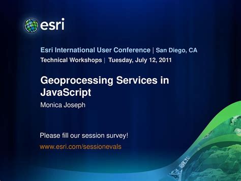 Geoprocessing Services In Javascript Ppt Download