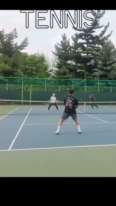 테니스 복식 발이느려도 즐테😄 Youtube