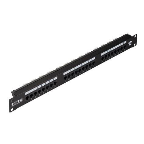 Патч-панель телефонная с индикацией, 19", 1U, 25 портов RJ-11