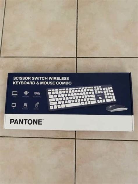 Pantone Scissor Switch Wireless Keyboard And Mouse Combo Computer Accessories In Amaroo Act
