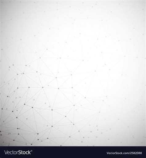 Molecule Structure Gray Background Royalty Free Vector Image