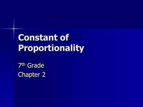 PPT Constant Of Proportionality PowerPoint Presentation Free Download ID 6006621