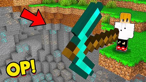 Minecraft But I Can Craft GIANT Pickaxes Tagalog YouTube