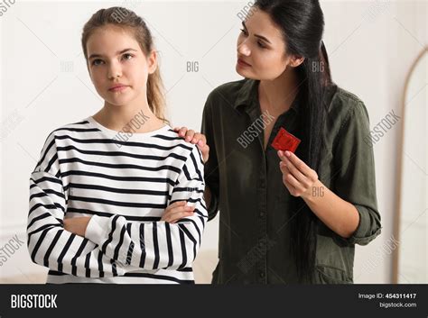 Mother Talking Her Image Photo Free Trial Bigstock