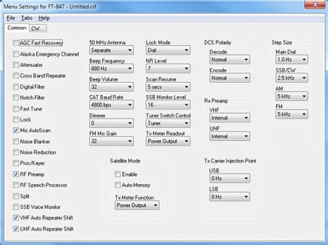 FT 847 Radio Programming Software