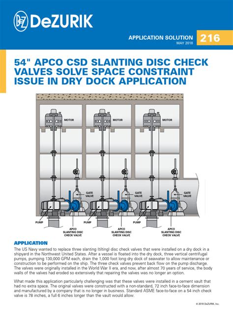 54 Apco Csd Slanting Disc Check Valves Solve Space Constraint Issue Pdf