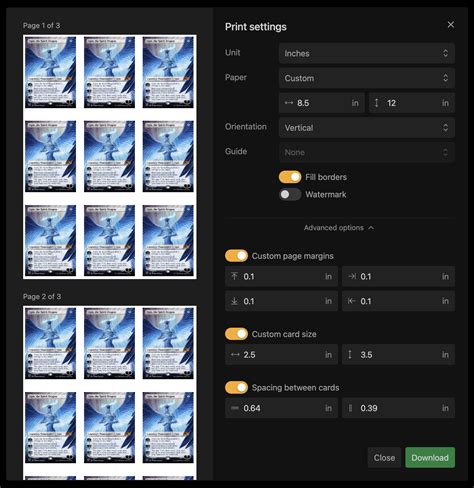 Advanced Print Options Blog Mtg Print