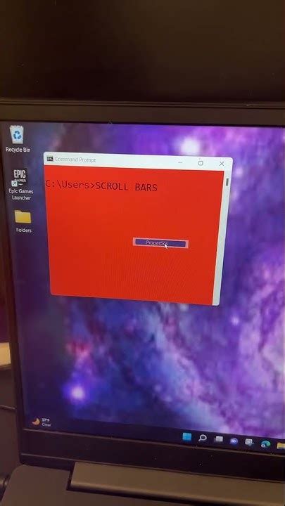 Configure A Scroll Bar On Command Window Shorts Computertipsandtricks