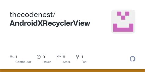 github thecodenest androidxrecyclerview