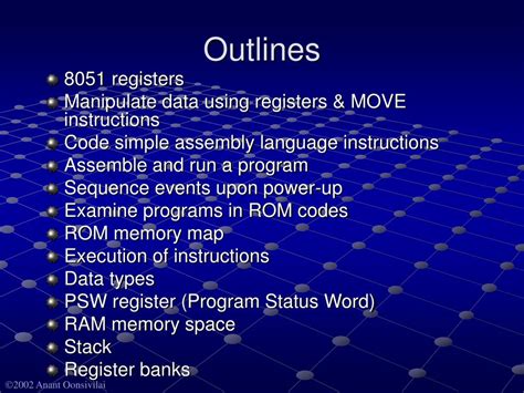 Ppt Chapter 2 8051 Assembly Language Programming Powerpoint