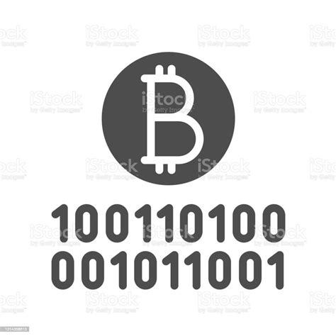 비트 코인 디지털 돈 실루엣 벡터 아이콘 은 흰색에 고립 웹 모바일 앱 Ui 디자인 및 인쇄를 위한 비트코인 암호 화폐 아이콘 0명에 대한 스톡 벡터 아트 및 기타 이미지