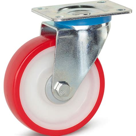 Zwenkwiel Polyurethaan 125mm 230kg Draagvermogen Kopen