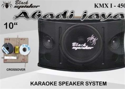 Promo Speaker Pasif Black Spider 10 Inch Kmx I 450 Blackspdier Kmx I450 Diskon 23 Di Seller