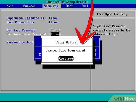 How To Set A BIOS Password 7 Steps With Pictures WikiHow
