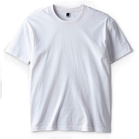 Download White Cotton Tee Png 06272024