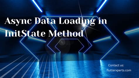 Exploring Async Data Loading In Initstate Method In Flutter Flutter Xperts
