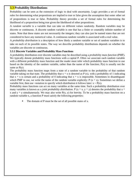 Probability Distributions Pdf Probability Distribution Random