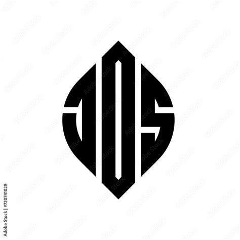 JDS Circle Letter Logo Design With Circle And Ellipse Shape JDS Ellipse Letters With
