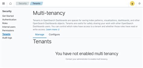 Bug Select You Tenant Is Displayed When Multitenancy Is Disabled