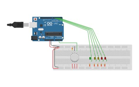 Circuit Design Smoky Sensor Tinkercad