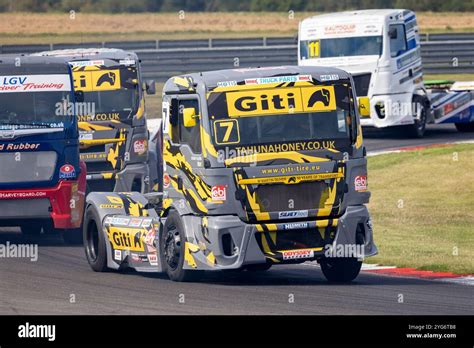 Stuart Oliver In His Team Oliver Racing Volvo Vnl During The 2024 British Truck Racing