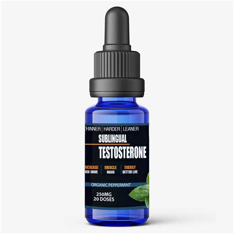 Sublingual Tetosterone Thinner Matrix
