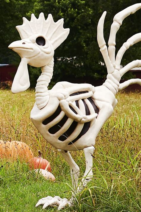 Gigantic 6 Ft Halloween Rooster Skeleton Theme Halloween
