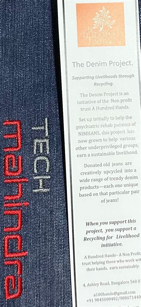 We Started Welcoming Our New Joiners With A Laptop Bag Made From Recycled Denim A Gesture To