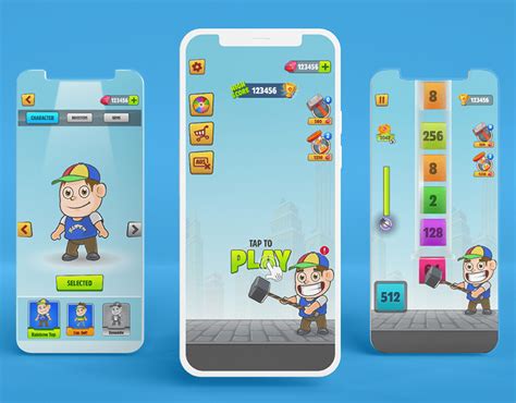 Hyper Casual Game UI Design By Nasir Mehmood On Behance