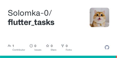 Github Solomka 0fluttertasks