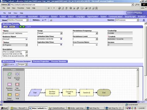 using siebel workflows