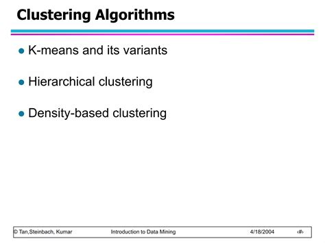 Chap8 Basic Cluster Analysis Ppt