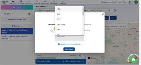 Download Point Of Interest In Shapefile Kml Kmz 15 Gis Format Filter And Download