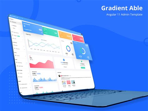 Gradient Able Angular 11 Admin Template By Codedthemes On Dribbble