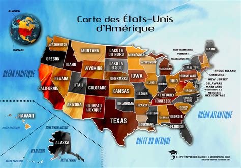Comment Apprendre Les 50 États Des États Unis Rapidement Et à Carte
