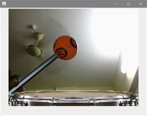 opencv experiment virtual on screen drums