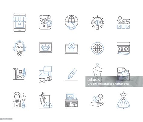 프리랜서 기업가 개요 아이콘 모음입니다 프리랜서 기업가 자영업자 독립 계약자 컨설턴트 프리랜서 벡터 및 일러스트레이션 개념 세트