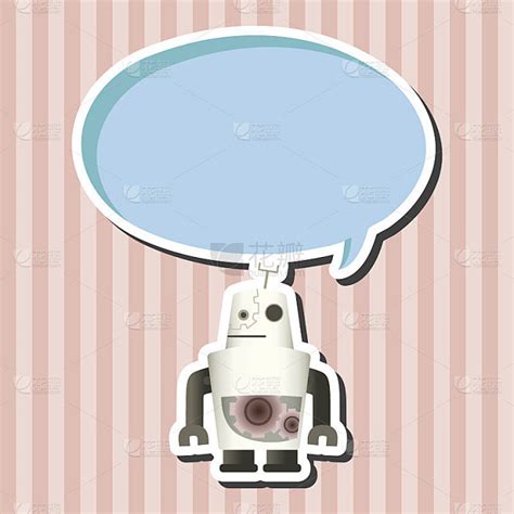 机器人主题元素