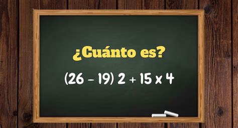 Reto Matemático Prueba Para Calcular Con Rapidez ¿cuánto Se Obtiene