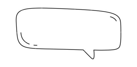 사각형 말풍선 프리미엄 벡터