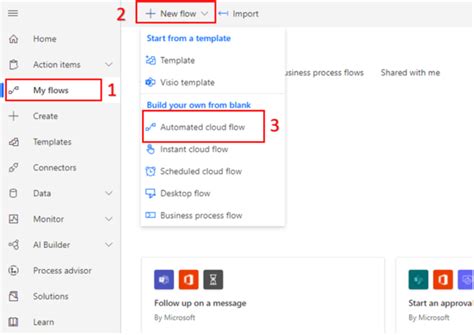 Creating A Power Automatems Flow To Save Email Attachments To A